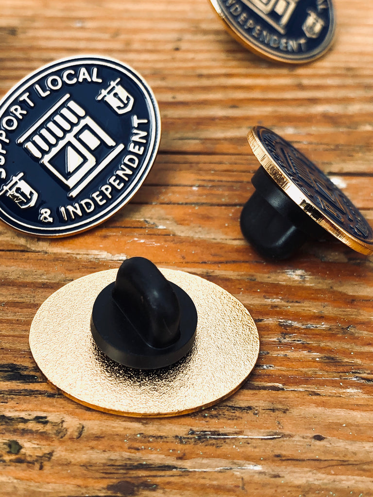 Support Local // Enamel Pin Badge – Strong Island Clothing Co
